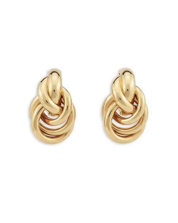 Shashi Linked Drop Earrings - Gold