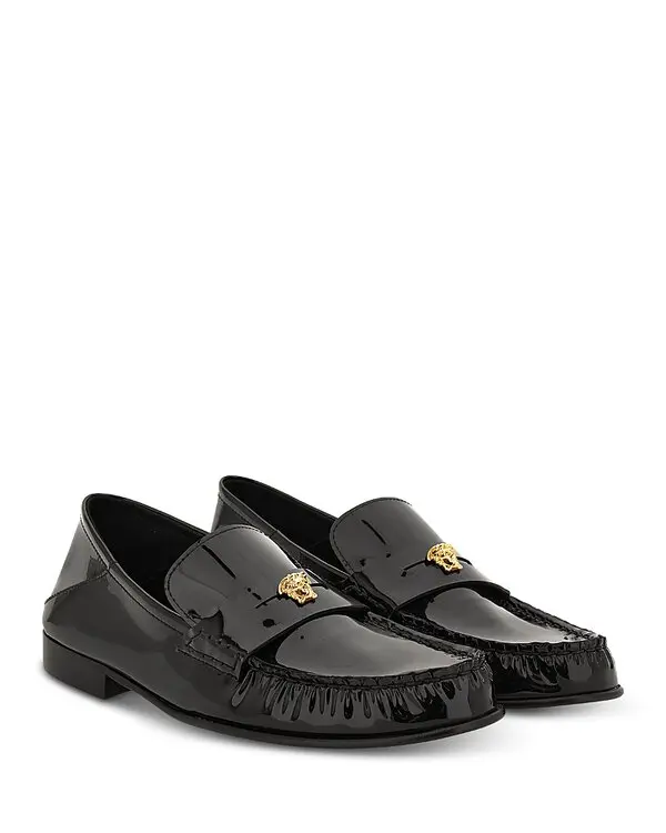 Versace Leather Loafers