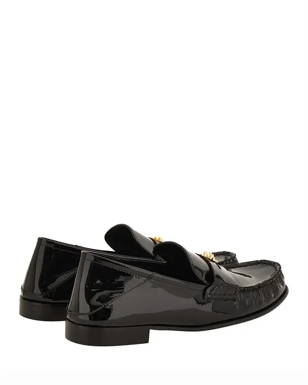Versace Leather Loafers