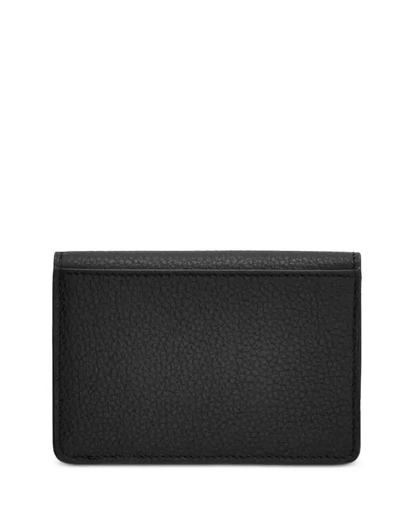 FERRAGAMO Gancini Leather Key Holder - Nero