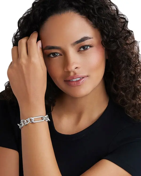 Lagos Sterling Signature Caviar Link Bracelet