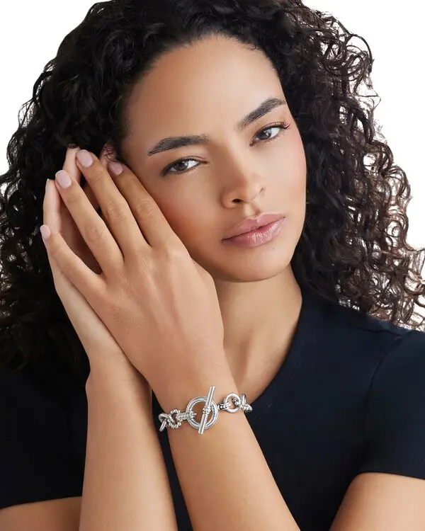 Lagos Sterling Signature Caviar Link Bracelet