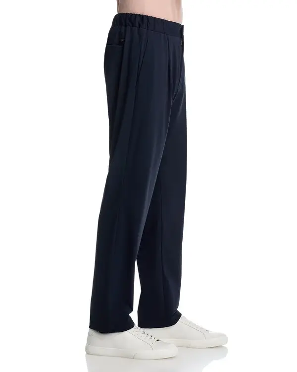 Herno Regular Fit Jersey Pants - Blue Navy