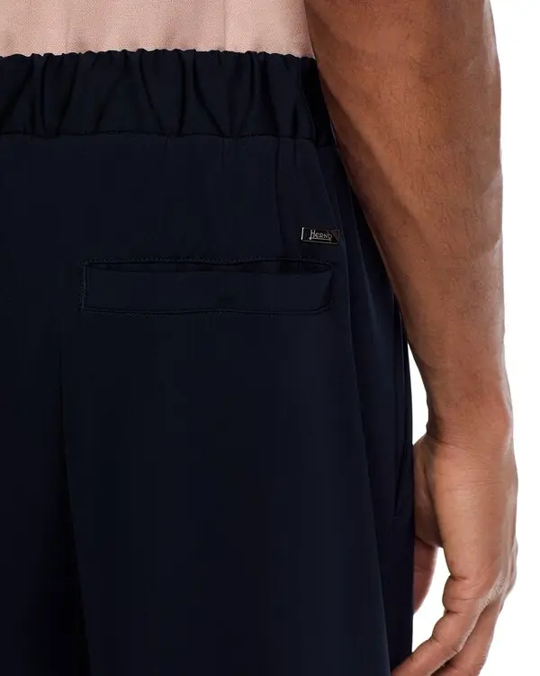 Herno Regular Fit Jersey Pants - Blue Navy