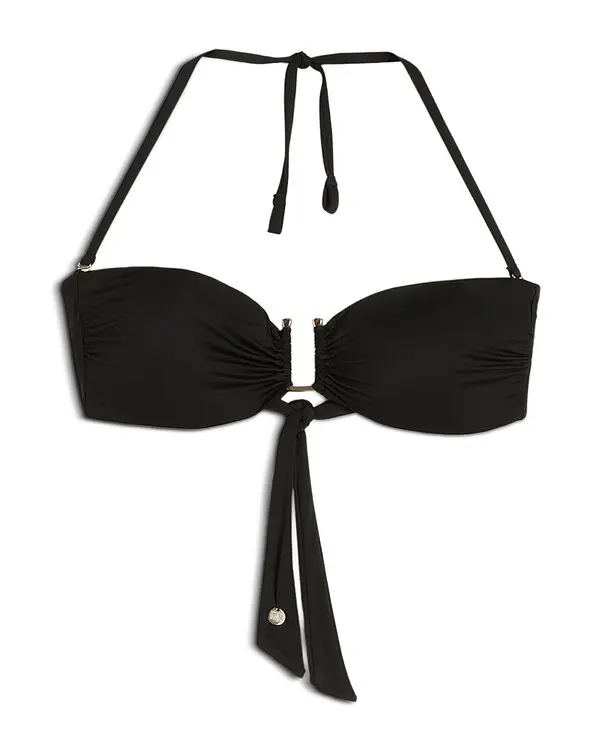 Max Mara Bandeau Bikini Top - Black