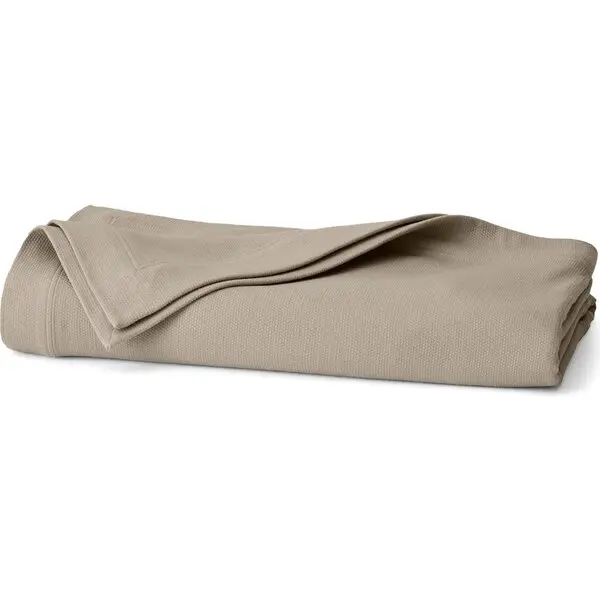 BOLL & BRANCH Essential Organic Cotton Bed Blanket - Oak