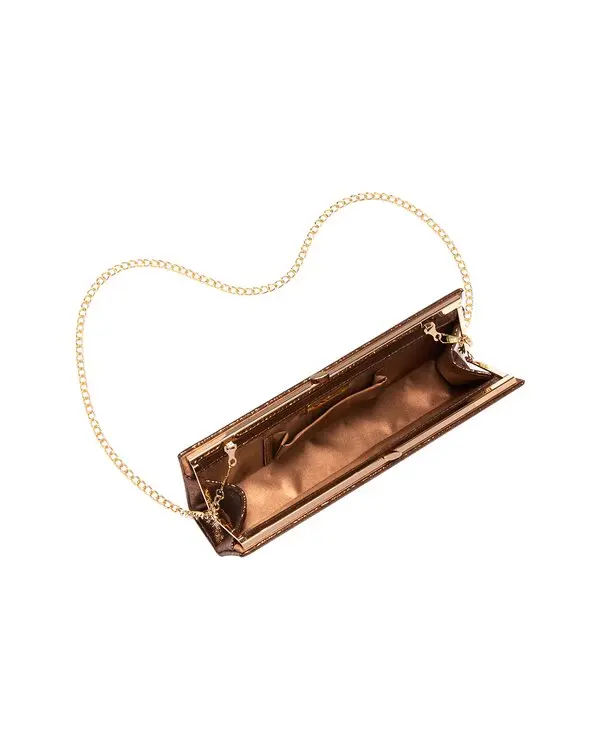 Aqua Long Frame Clutch