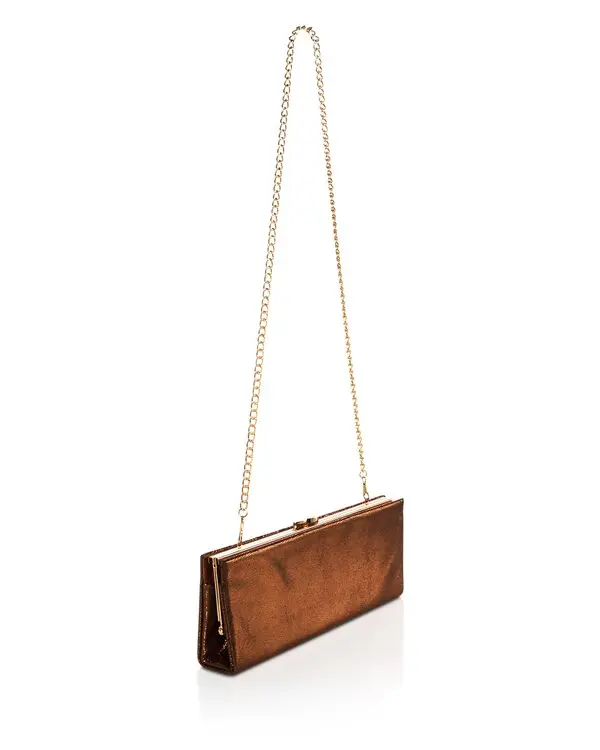 Aqua Long Frame Clutch