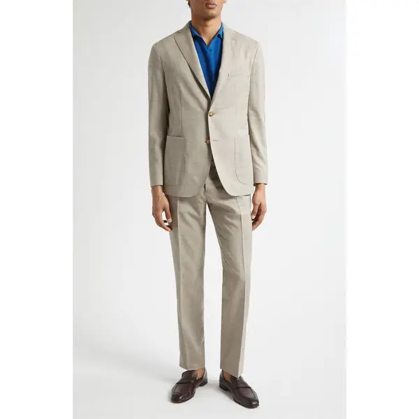Boglioli K-jacket Wool Suit - Sand