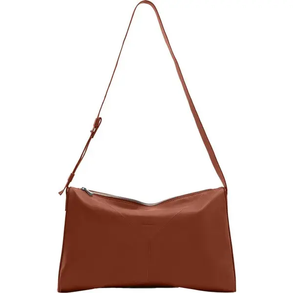 ECOTORIE Freya Leather Shoulder Bag - Cognac