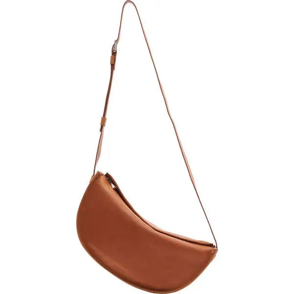 ECOTORIE Dora Leather Crossbody Bag - Cognac