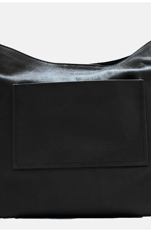 Écotorie Brigitte Leather Crossbody Bag - Black
