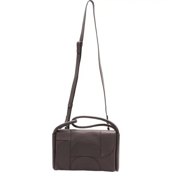 ECOTORIE Leather Crossbody Bag - Chocolate