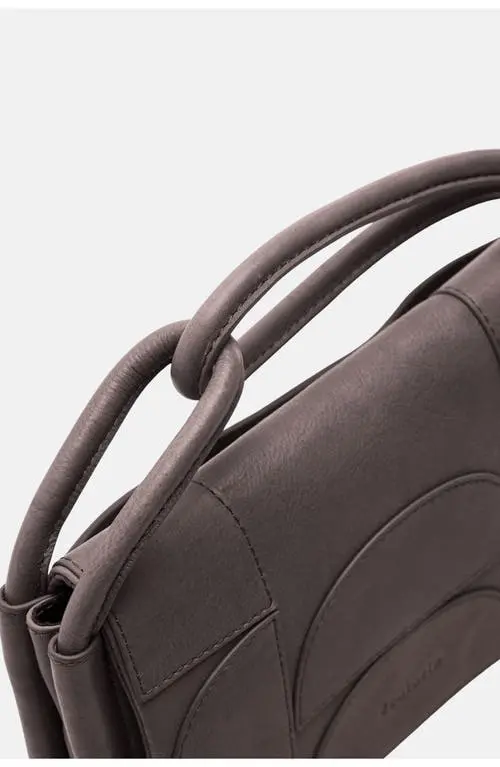 ECOTORIE Leather Crossbody Bag - Chocolate
