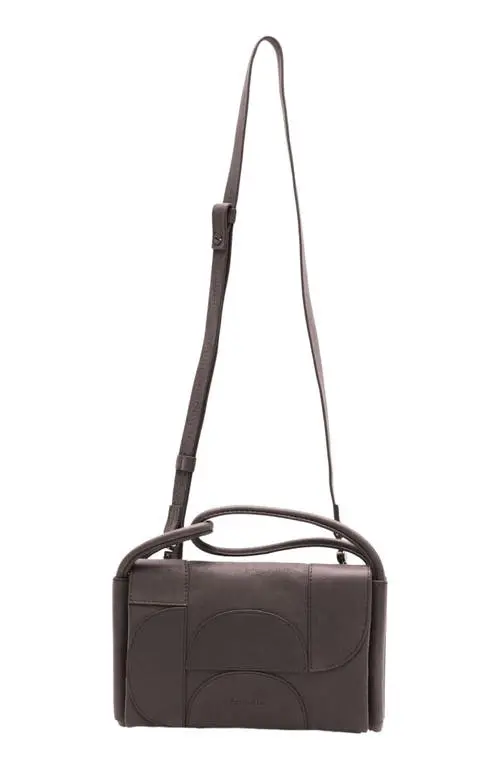 ECOTORIE Leather Crossbody Bag - Chocolate
