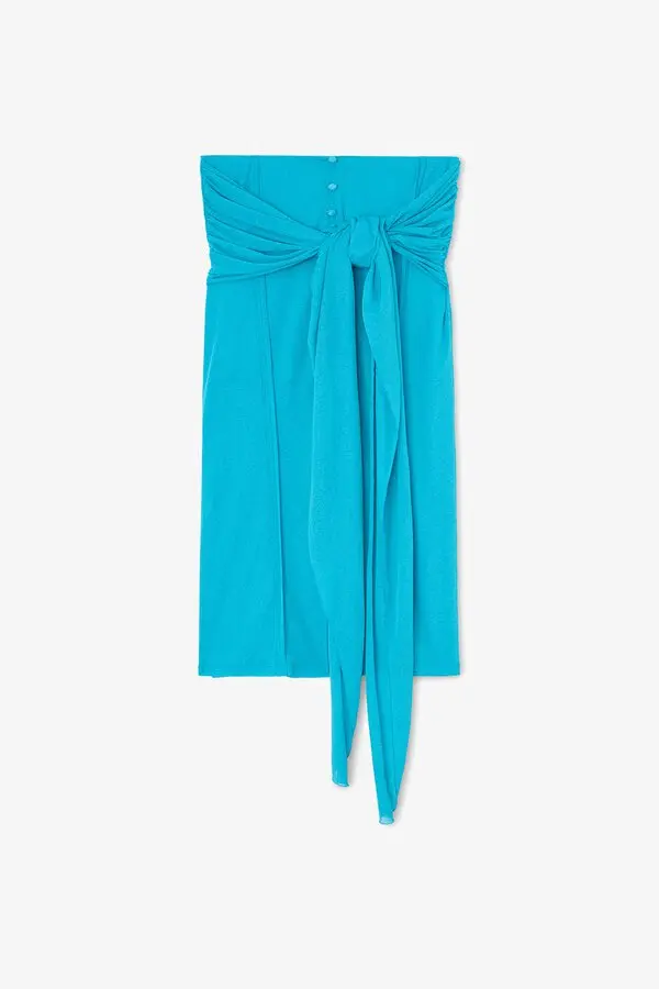GANNI Long Skirt - River Blue