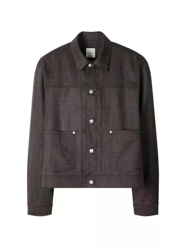 Paul Smith Checked Buttoned Shirt Jacket