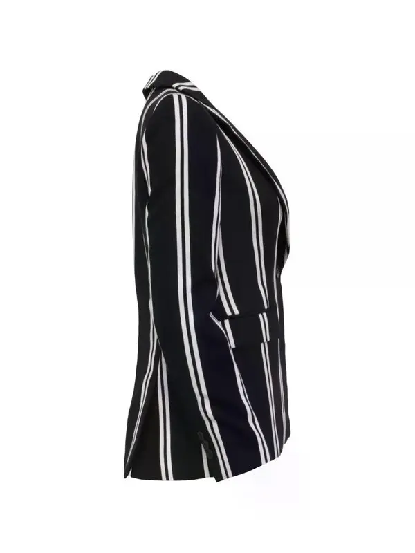 Maje Striped Single-breasted Jacket