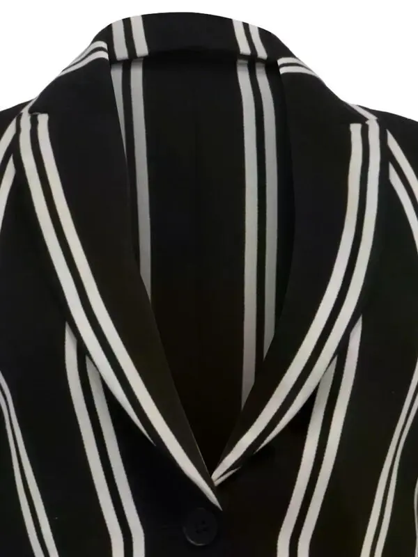 Maje Striped Single-breasted Jacket