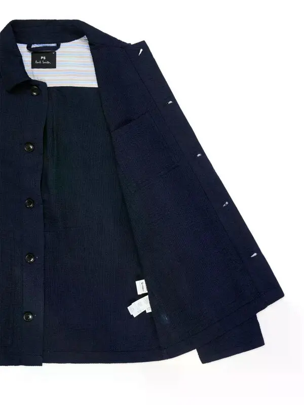 Paul Smith Buttoned Textured Shirt Jacket