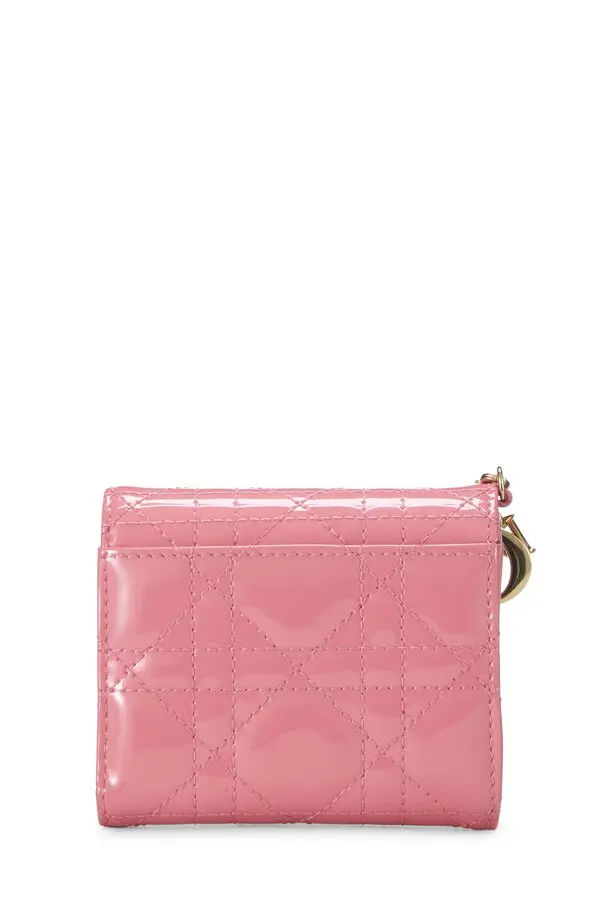 Dior Patent Lotus Wallet
