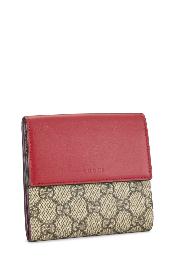 Gucci Multicolor Original Gg Surpeme Canvas French Wallet
