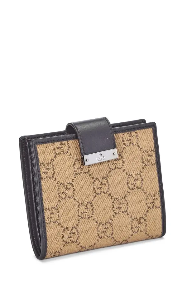 Gucci Gg Canvas Compact Wallet