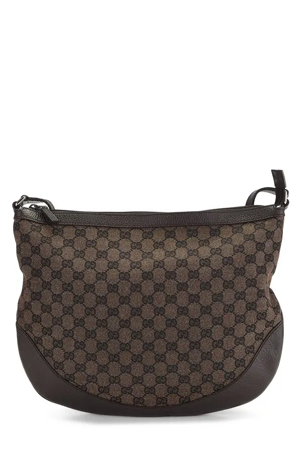 Gucci Gg Canvas Round Crossbody