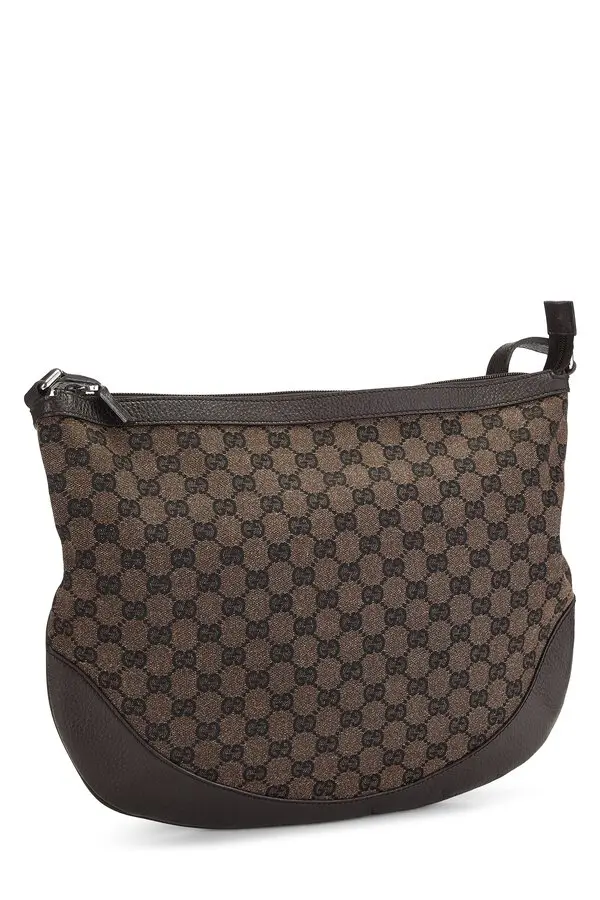 Gucci Gg Canvas Round Crossbody