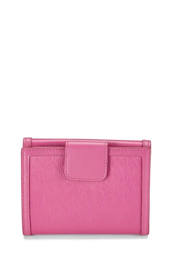 Prada Vitello Move Bow Compact Wallet