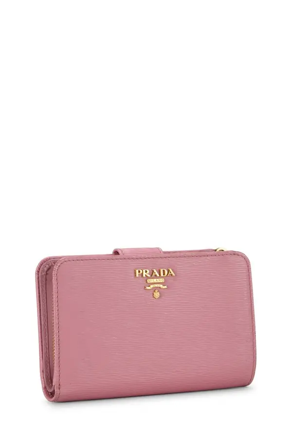 Prada Vitello Move Zip Around Wallet