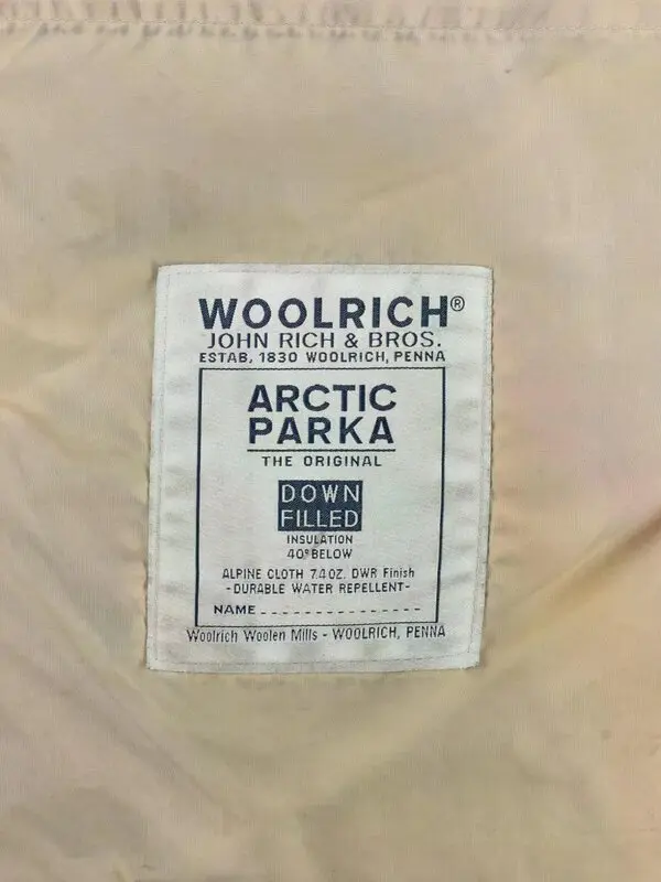 Woolrich Arctic Fur-trimmed Coat - Black