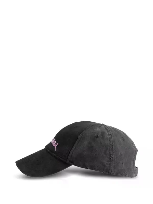 Balenciaga Distressed Logo Cap