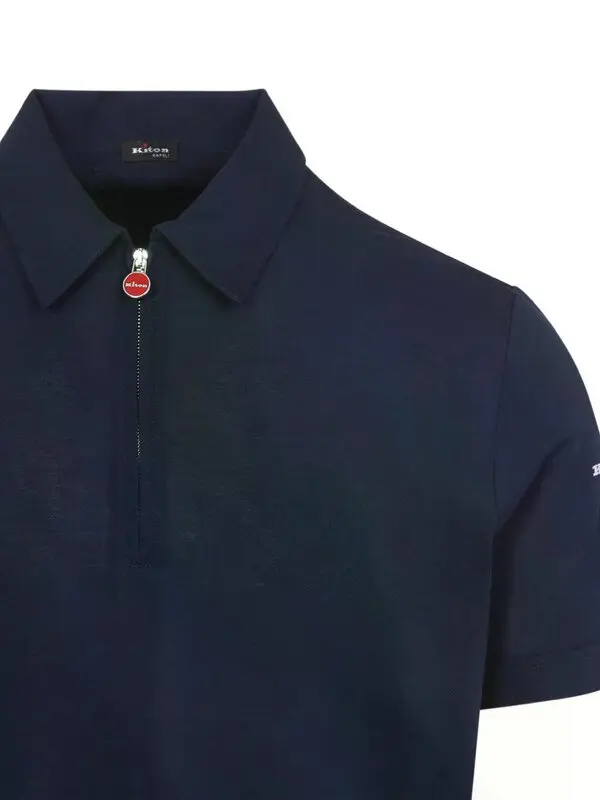 Kiton Zip Polo Shirt