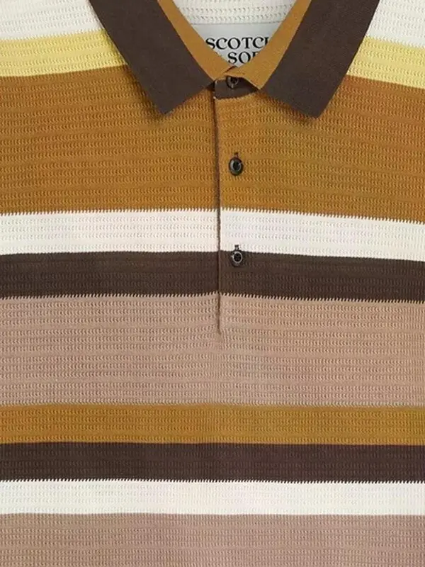 Scotch & Soda Striped Polo Shirt