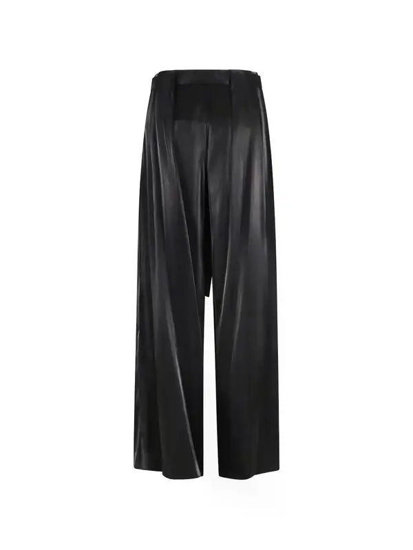 ISABELLE BLANCHE Belted Wide-leg Trousers