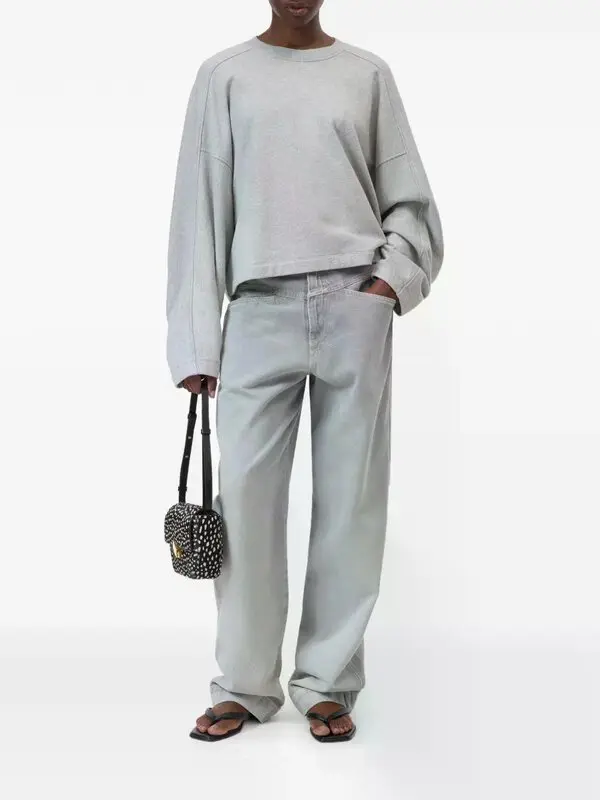Closed Sweatshirt With Gathered Detail