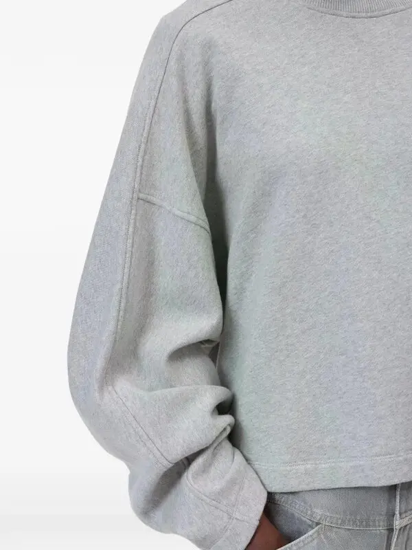 Closed Sweatshirt With Gathered Detail