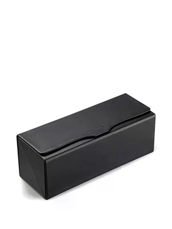 Oliver Spencer Two Frame Leather Case - Black