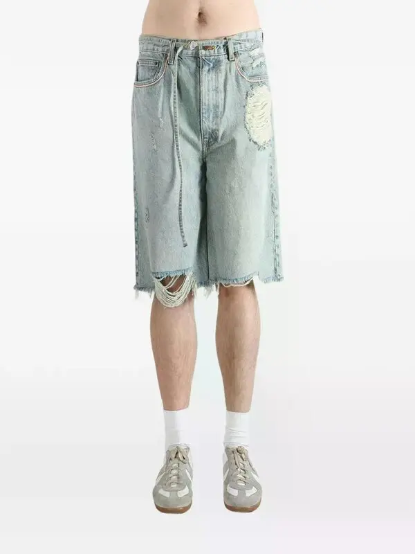 PALY Distressed Denim Shorts