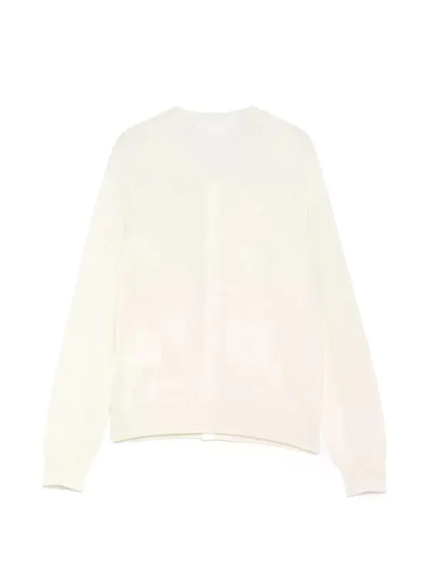 Comme Des Garçons Floral Appliqué Cardigan
