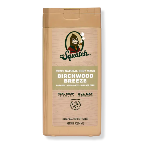 DR. SQUATCH Natural Body Wash Birchwood Breeze - One-color
