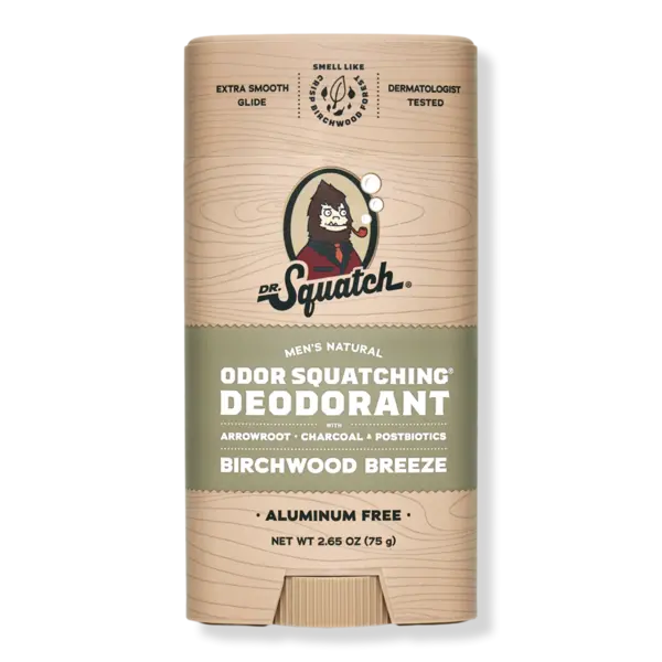 DR. SQUATCH Natural Odor Squatching Deodorant Birchwood Breeze - One-color