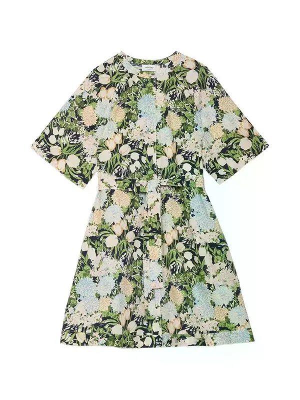 OTTOD'AME Floral Print Mini Dress
