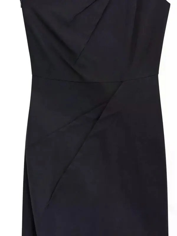 Liviana Conti Draped One-shoulder Midi Dress