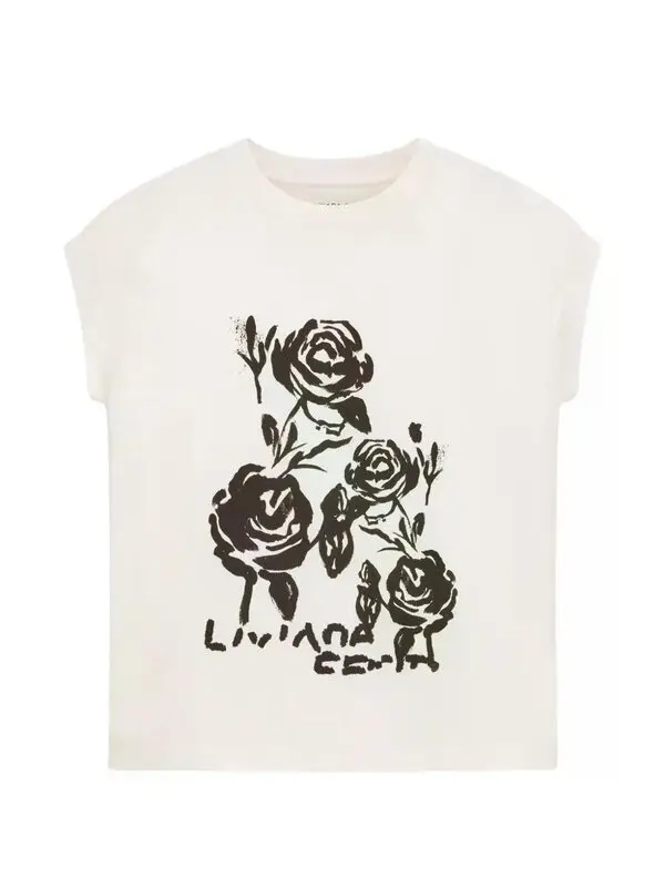 Liviana Conti Nayra Floral-print T-shirt - White