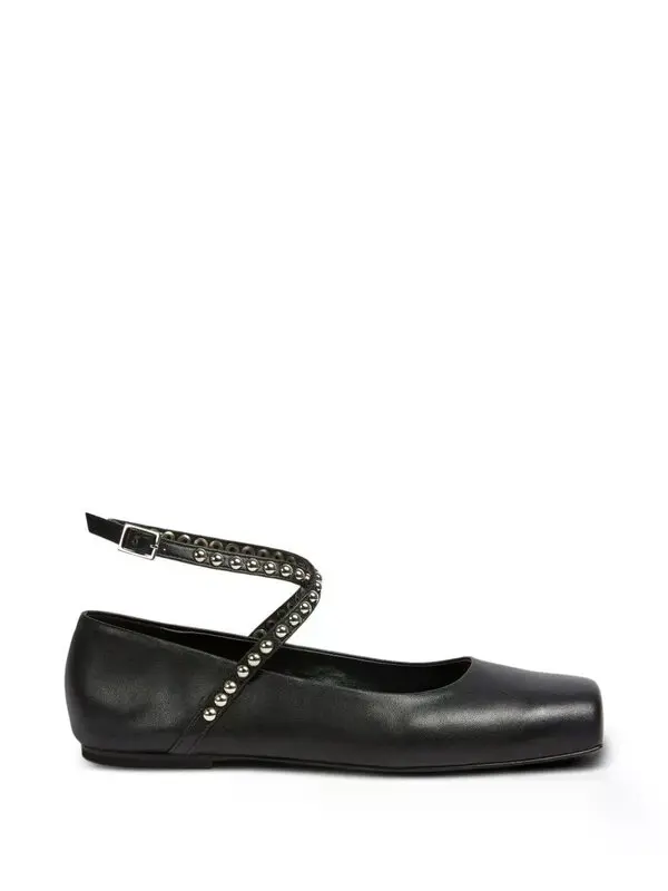 Liviana Conti Flavienne Studded-strap Ballet Flats