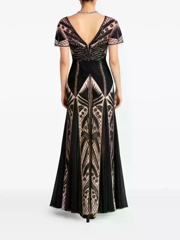 TEMPERLEY LONDON Giselle Embroidered Gown - Black
