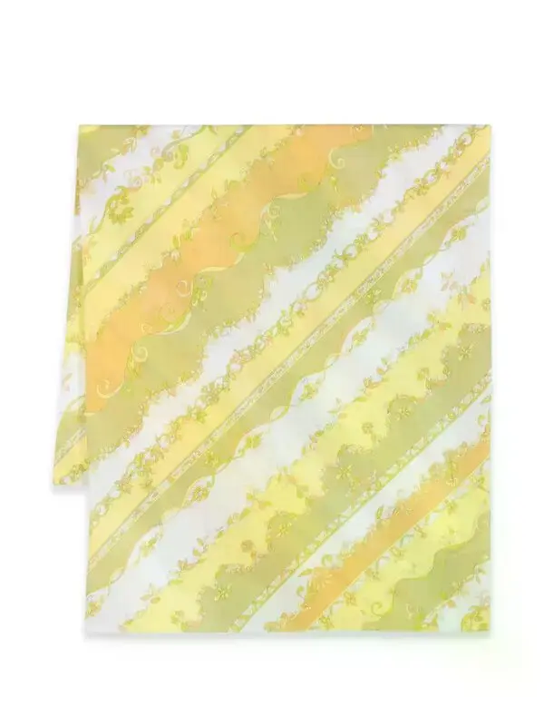 Emilio Pucci Floral Print Scarf - Green