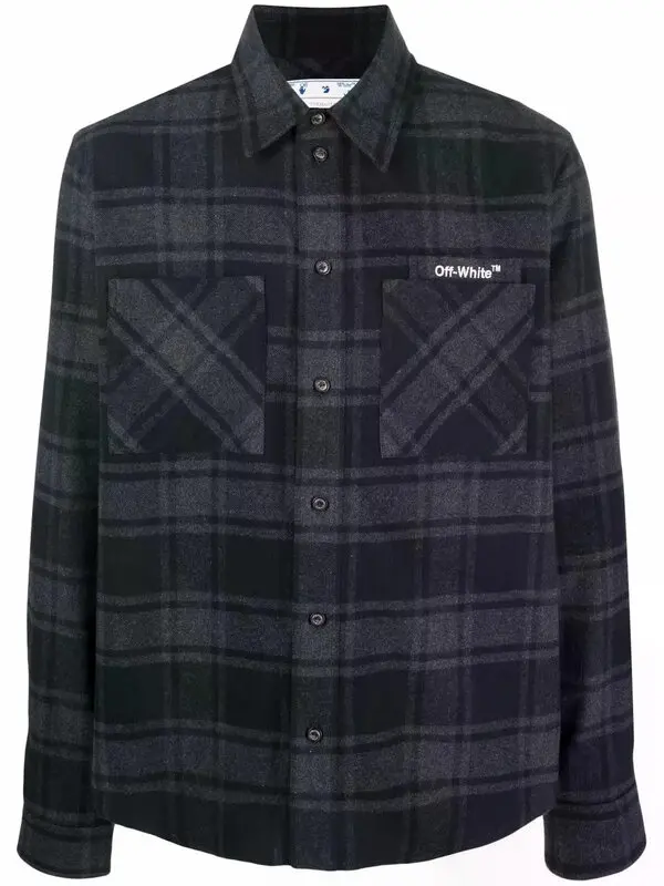 Off-White Outline-arrows Flannel Shirt